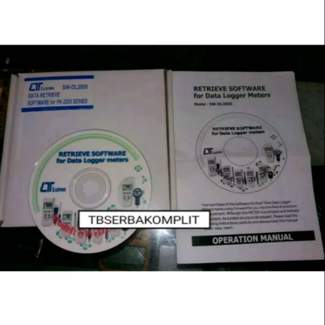 Jual DataLogger software SWDL-2005 Lutron download data dari alat ukur ...