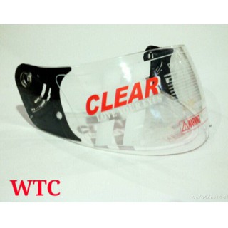 Jual Visor Kaca helm WTC bening + rachet helm full face fullface kaca ...