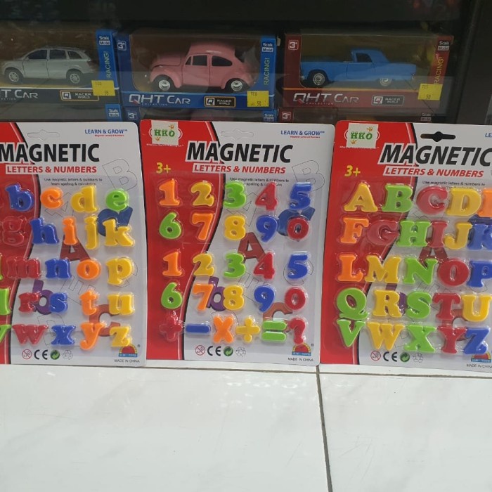 Jual Magnetic letter and numbers huruf dan angka magnet | Shopee Indonesia