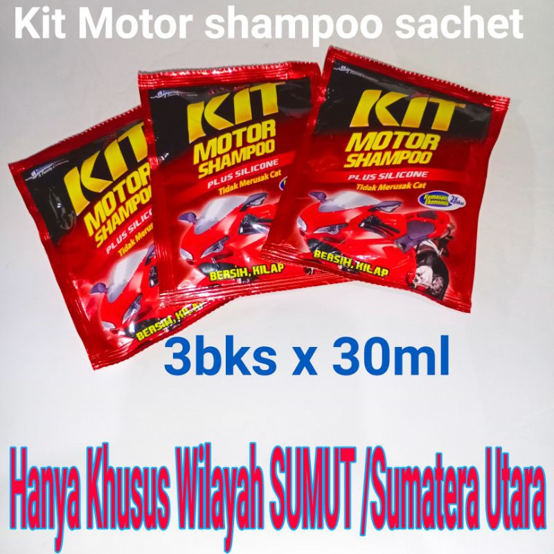 Jual Kit Motor Shampoo sachet 3pcs x 30ml | Shopee Indonesia