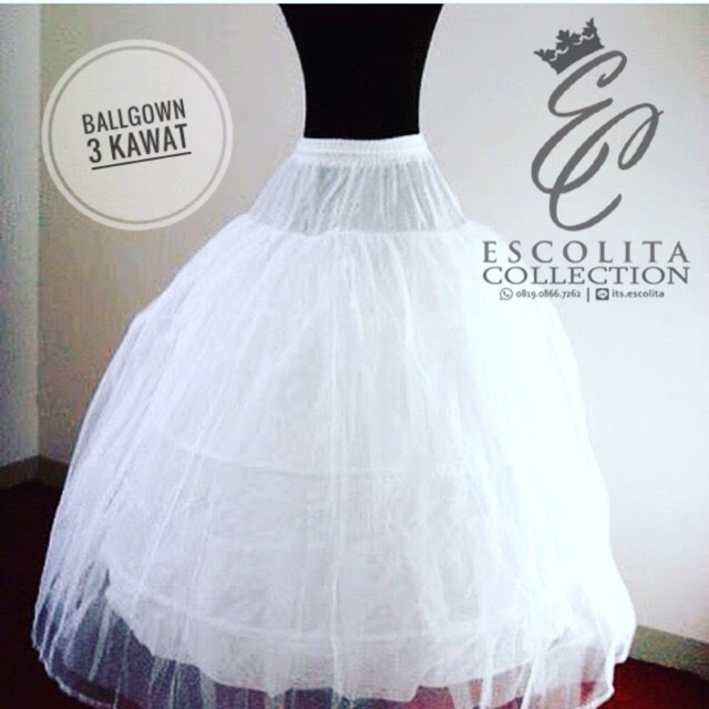 Jual 3 kawat - petticoat / rok pengembang / petikot dewasa (import ...