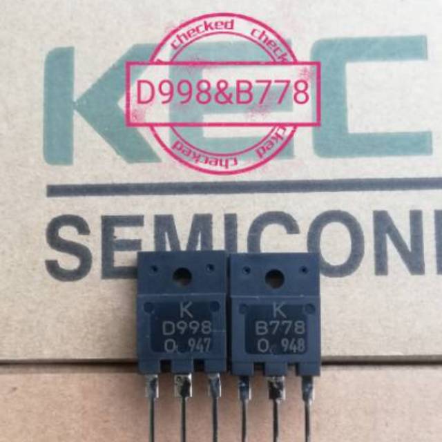 Jual TRANSISTOR B 778 D 998 KEC TR B778 TR D998 ORIGINAL | Shopee Indonesia