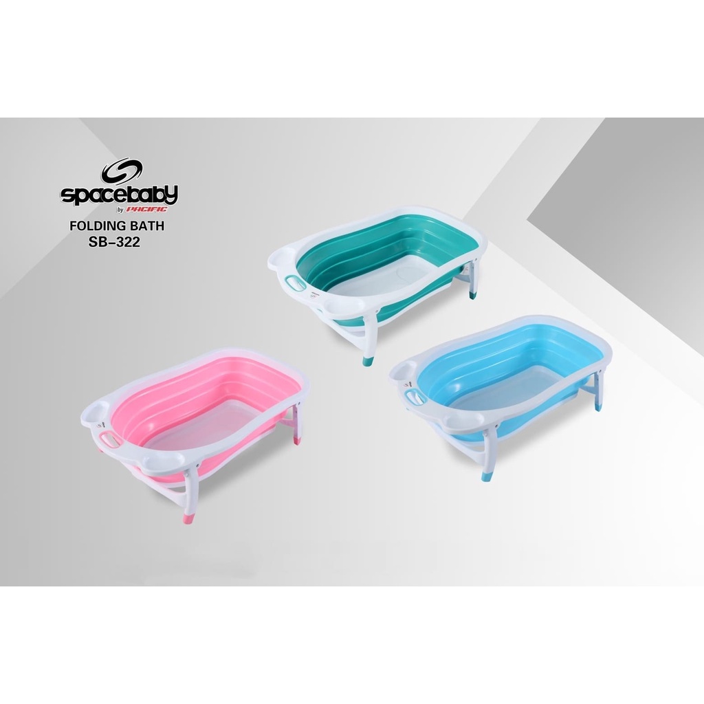 Jual [ TERMURAH ] Bak Mandi Bayi Space Baby Folding Bath SB 322 Bak ...
