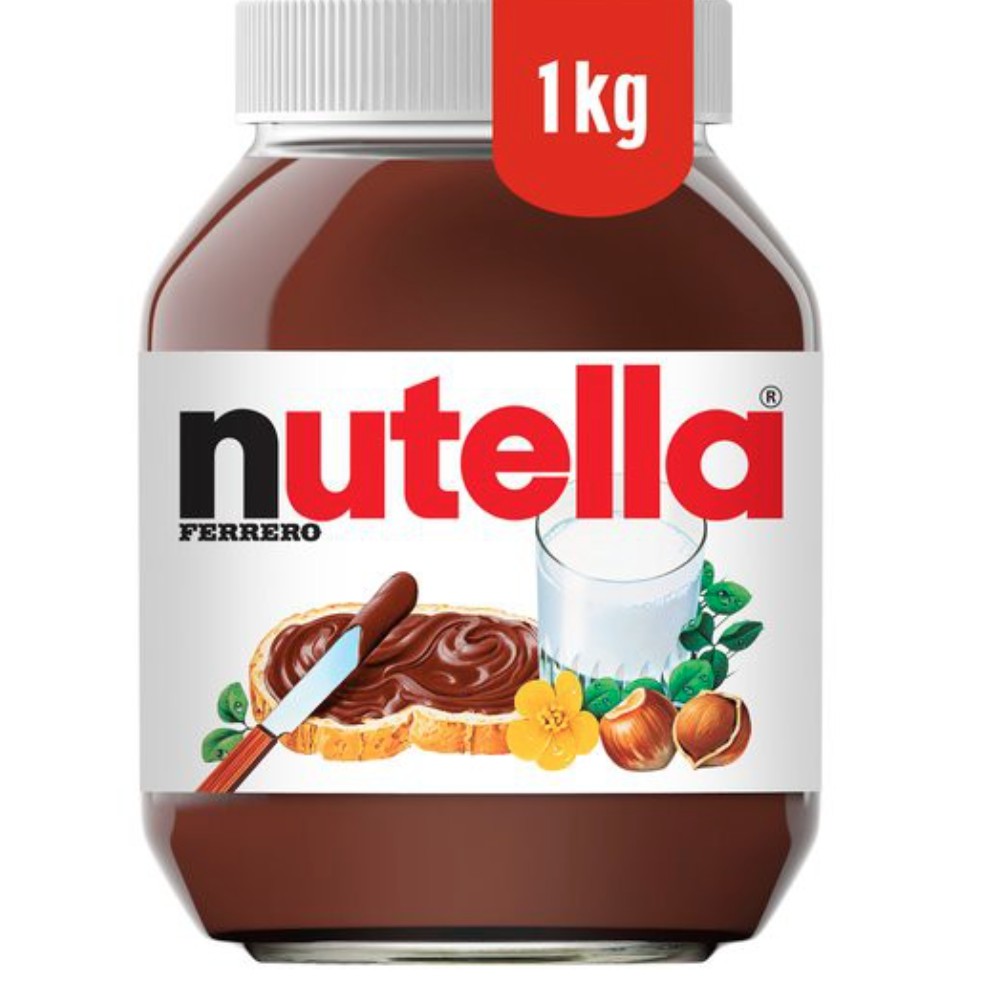 Jual Nutella selai 1 kg botol plastik / Hazelnut Spread 1Kg | Shopee ...