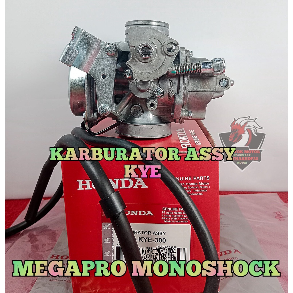 Jual KARBURATOR KYE ASLI ORIGINAL motor HONDA MEGA PRO MONO SHOCK , MEGAPRO NEW MONOSHOCK ...
