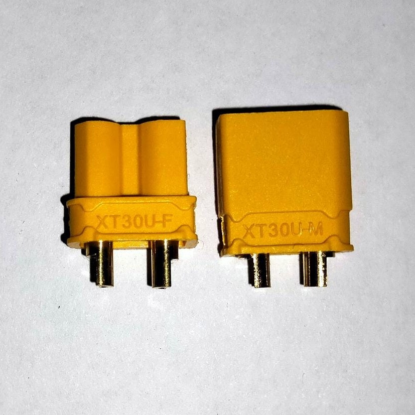 Jual XT30 U CONNECTOR 1 PASANG MALE FEMALE LIPO BATTERY RC KONEKTOR | Shopee Indonesia