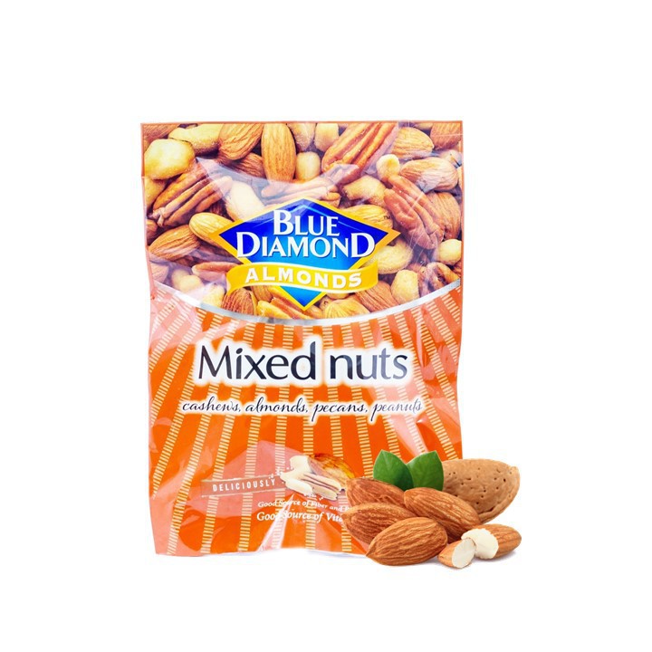 Jual Blue Diamond Roasted Mixed Nuts 30 gram | Shopee Indonesia