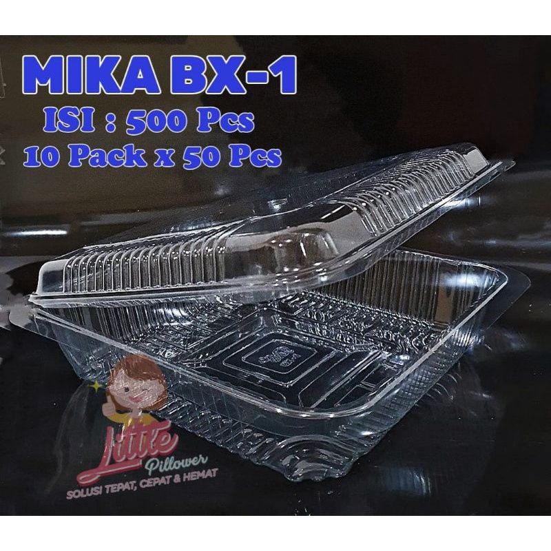 Jual LPD (ISI 50 PCS)Mika Bx1 - Mika Kue - Tempat Roti - Tray Kue Besar ...