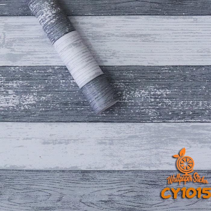 Jual Wallpaper Dinding 8 meter x 45cm Wall Stiker Motif polos Motif Salur Stiker Dinding Ruang ...