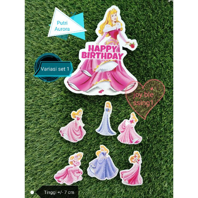Jual Topper Birthday PUTRI Aurora | Shopee Indonesia