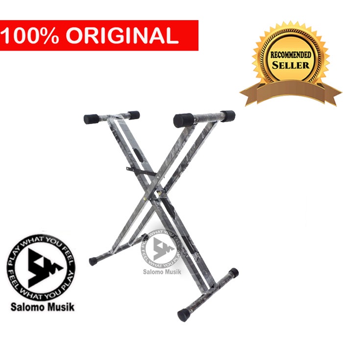 Jual Stand Keyboard Double Cross Silang Original | Shopee Indonesia