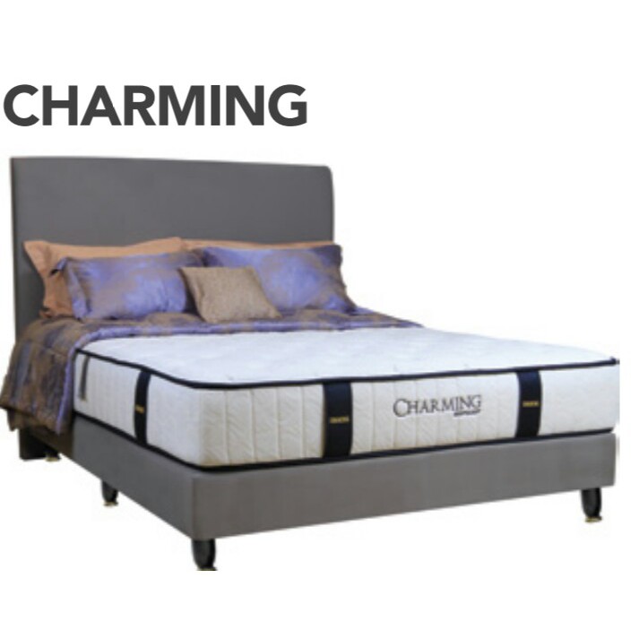 Jual SpringBed Simmons Charming | Kasur Simons | Mattress Set | Shopee ...