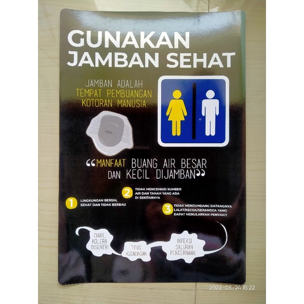 Jual Poster Gunakan Jamban Sehat kode 79 | Shopee Indonesia