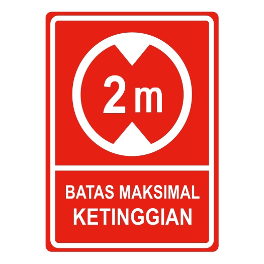 Jual Rambu - rambu Lalu Lintas Batas Maksimal Ketinggian | Shopee Indonesia