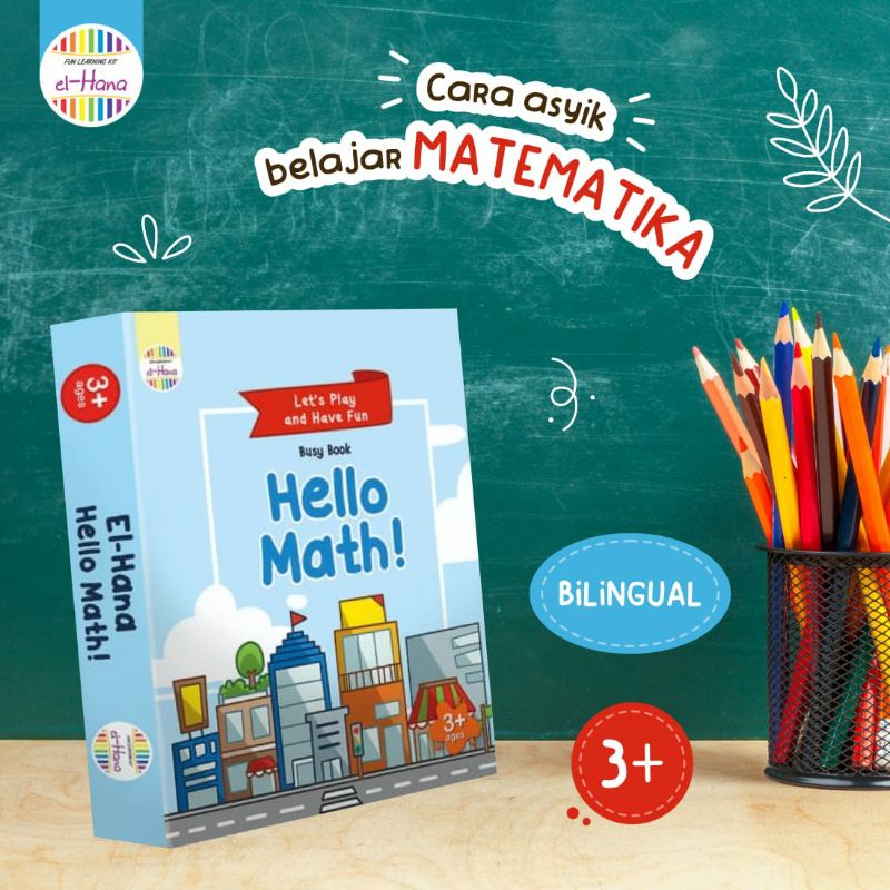 Jual Busy Book Hello Math Montessori El Hana | Shopee Indonesia