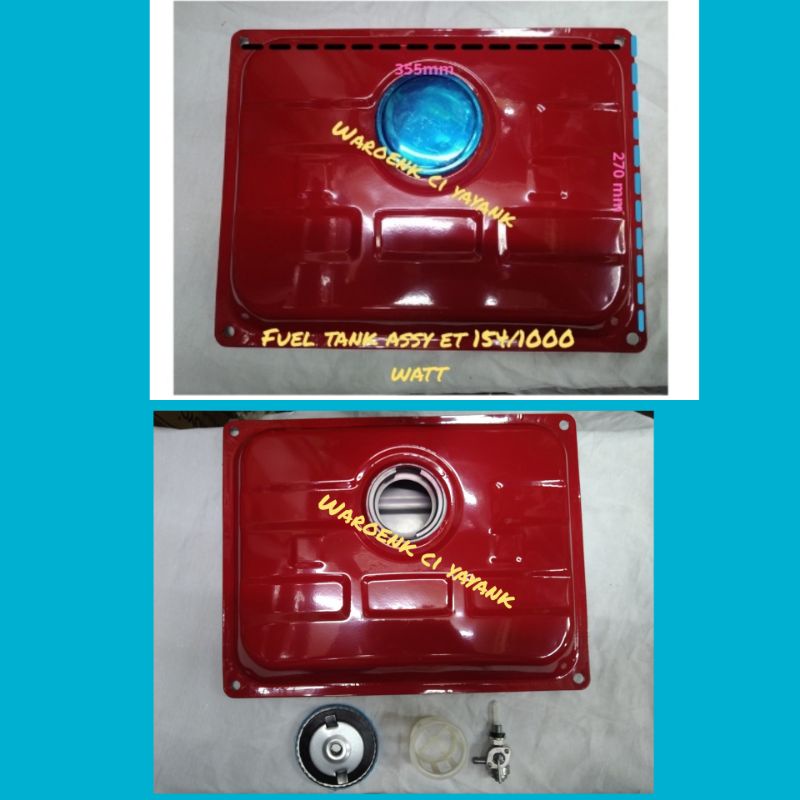Jual Fuel Tank Assy / Tangki Genset 1000 Watt 4 TAK ET 154/156 | Shopee ...