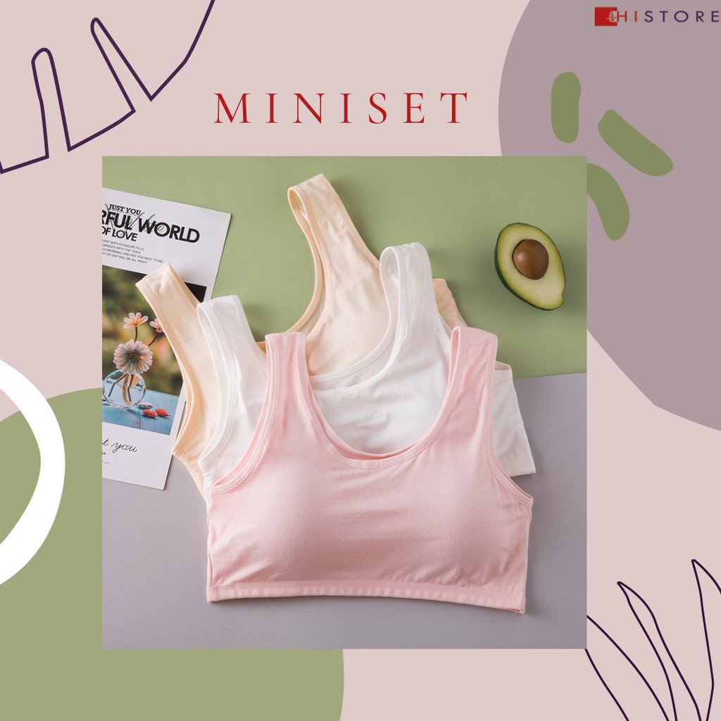 Jual Miniset Anak Remaja Step 1 Tanpa Kawat Bahan Cotton Premium 1308 ...