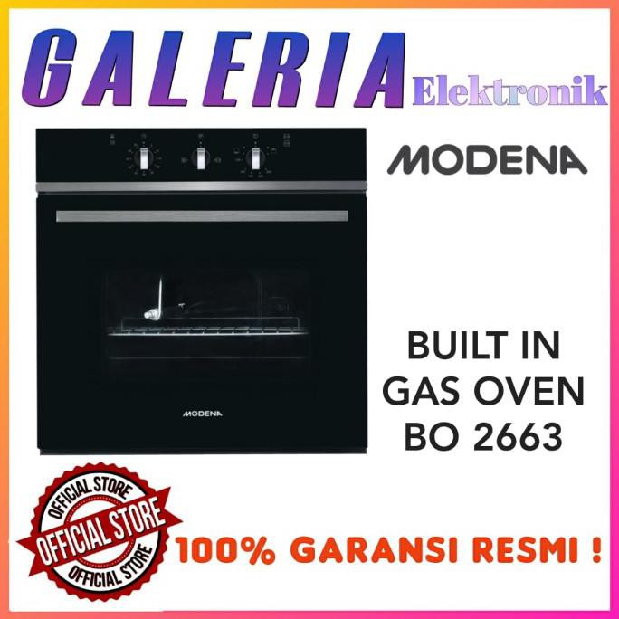 Jual Built In Gas Oven Modena Bo2663 Oven Tanam Gas Bo 2663 ...