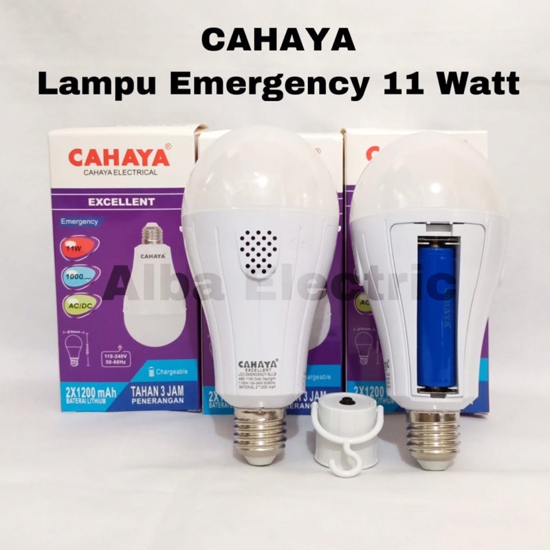 Jual Lampu LED Emergency 12 Watt Putih Cahaya Lampu Bohlam Emergency 12 ...