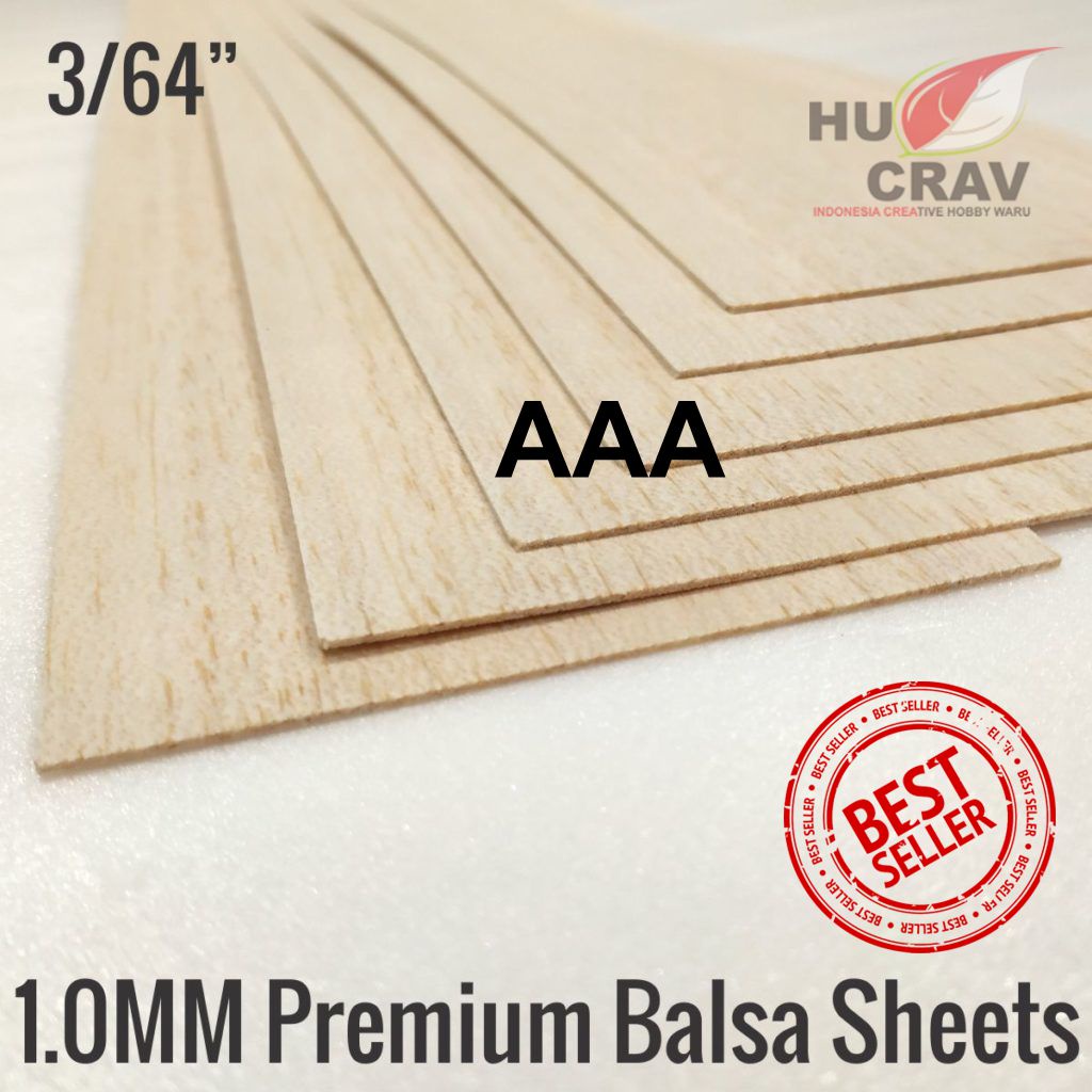 Jual 50 CM Balsa Sheet Kayu Maket Murah Ringan Mudah Dibentuk lebar ...