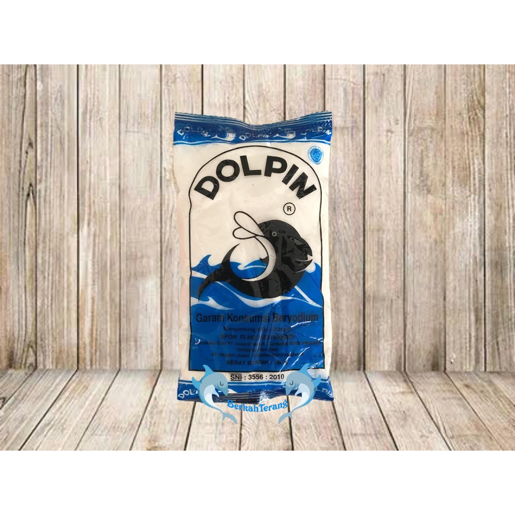 Jual Garam DOLPIN 250gr /Garam Teri Besar 250 gr / Garam Dapur Dolphin ...