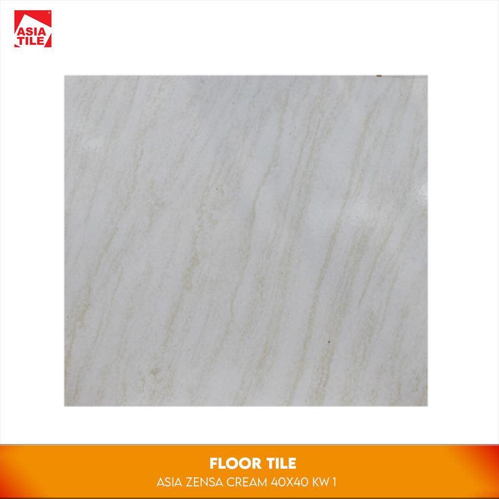Jual Asia Tile Zensa Cream 40X40 KW 1 - Keramik Lantai | Shopee Indonesia