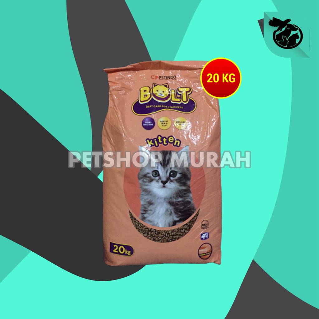 Jual Bolt Kitten Makanan anak Kucing Kering Dry Cat Food 20 KG | Shopee ...