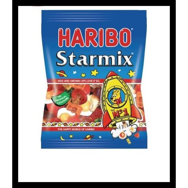 Jual HARIBO STARMIX 160GRAM GUMMY CANDY PERMEN korea IMPORT HARIBO ...