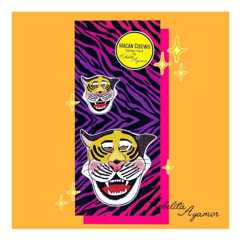 Jual Sticker Pack Macan Cisewu | Shopee Indonesia