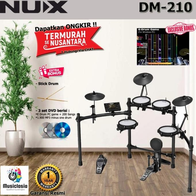 Jual Nux Dm210 Electric Drum / Dm 210 / Dm-210 Drum Elektrik | Shopee ...