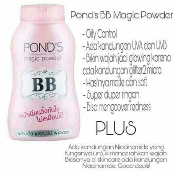 Jual Ponds Bb - Pond'S Pink Magic Powder / Bedak Bubuk Tabur Angel Face ...