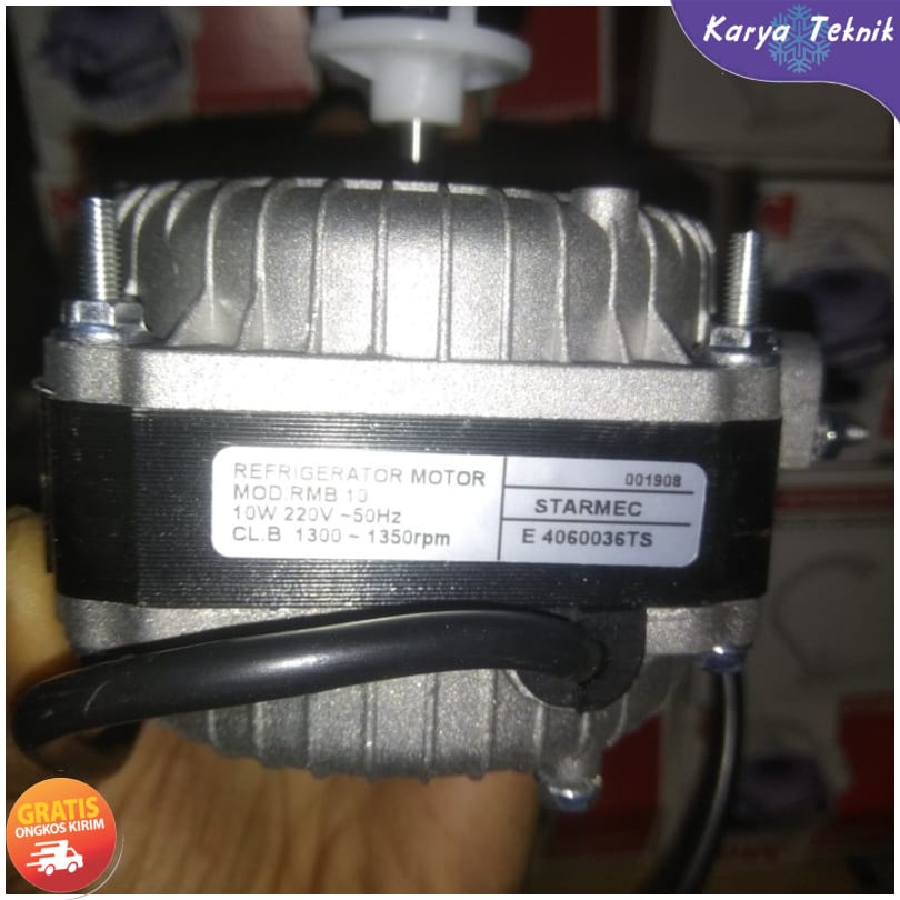 Jual DINAMO KIPAS MOTOR FAN SHOWCASE FREEZER KONDENSOR 10WATT TEMBAGA ...