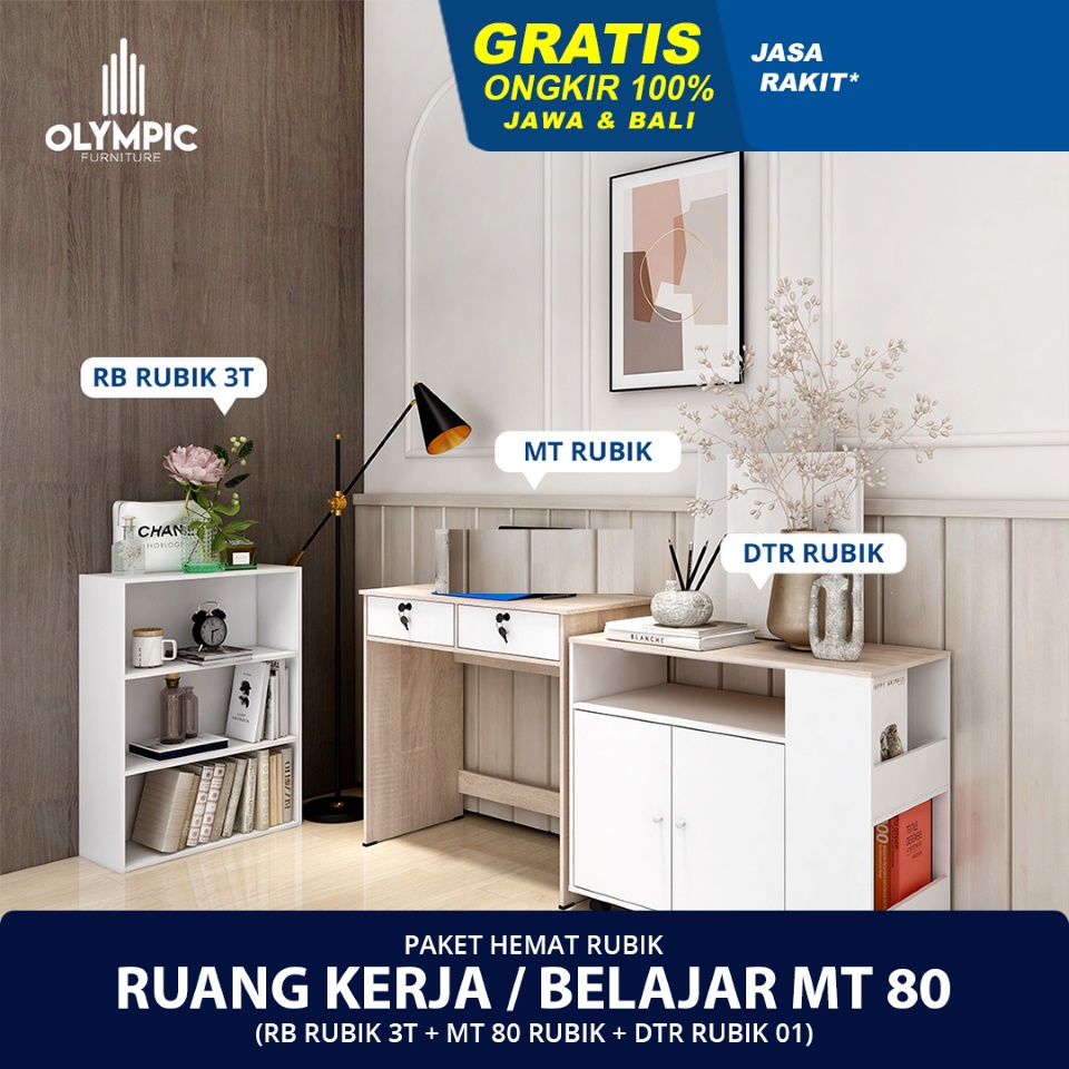 Jual Olympic Paket Hemat Meja Belajar - MT 80 & Rubik Series | Shopee ...