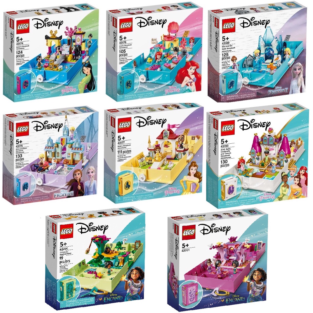 Jual LEGO Disney Princess Frozen Adventure Book Series Ariel Belle ...