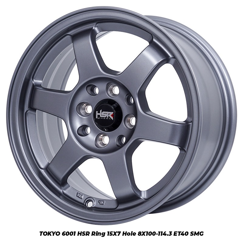 Jual Velg R15 Mobil Brio Calya Sigra HSR TOKYO 6001 Ring 15 Hole 4 Semi ...