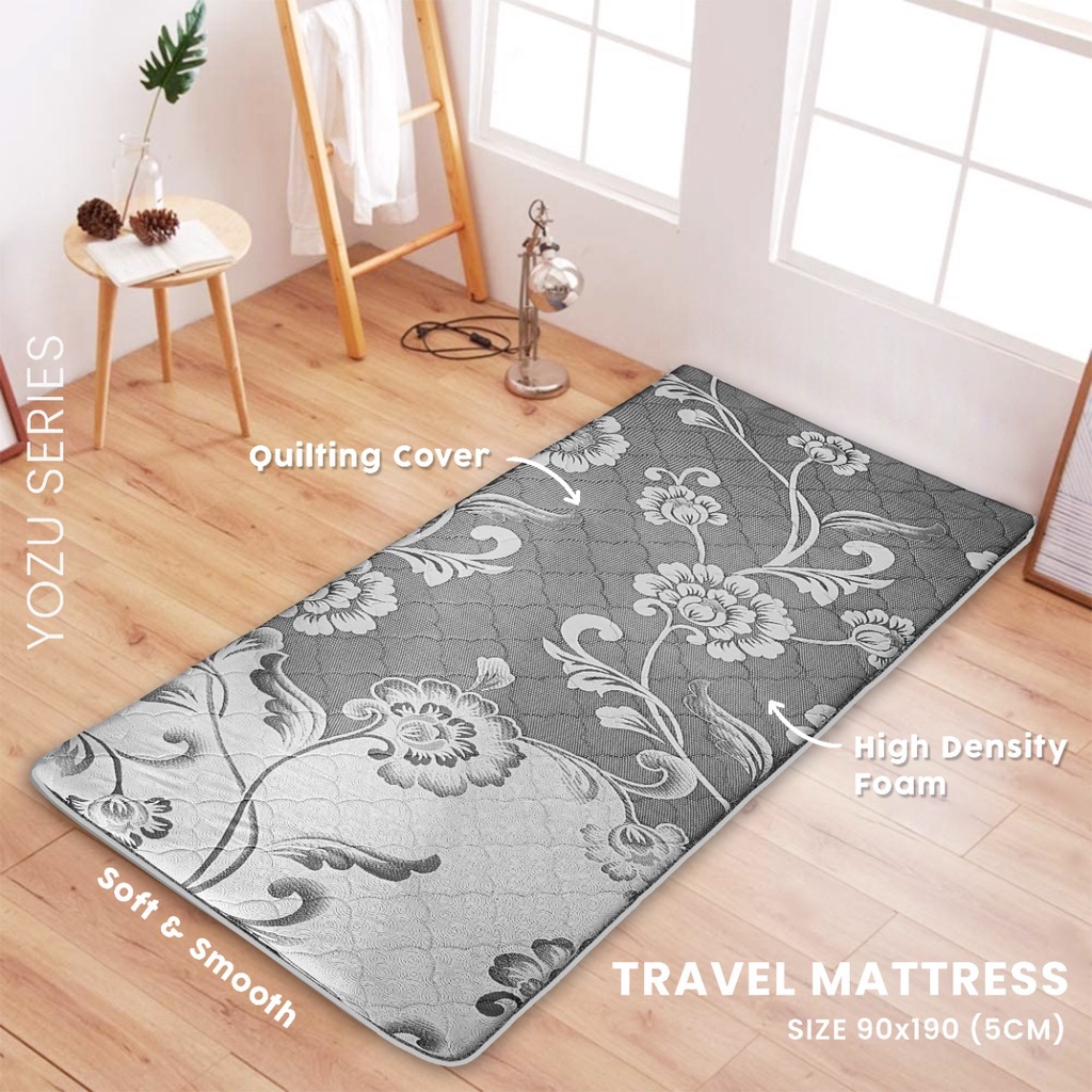 Jual Travel Bed Kasur Busa Lipat dengan Tas/ Tilam Gulung / Travel ...