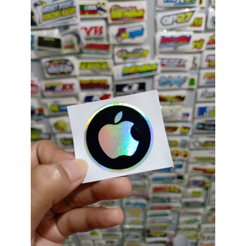 Jual sticker printing APEL HOLOGRAM | Shopee Indonesia