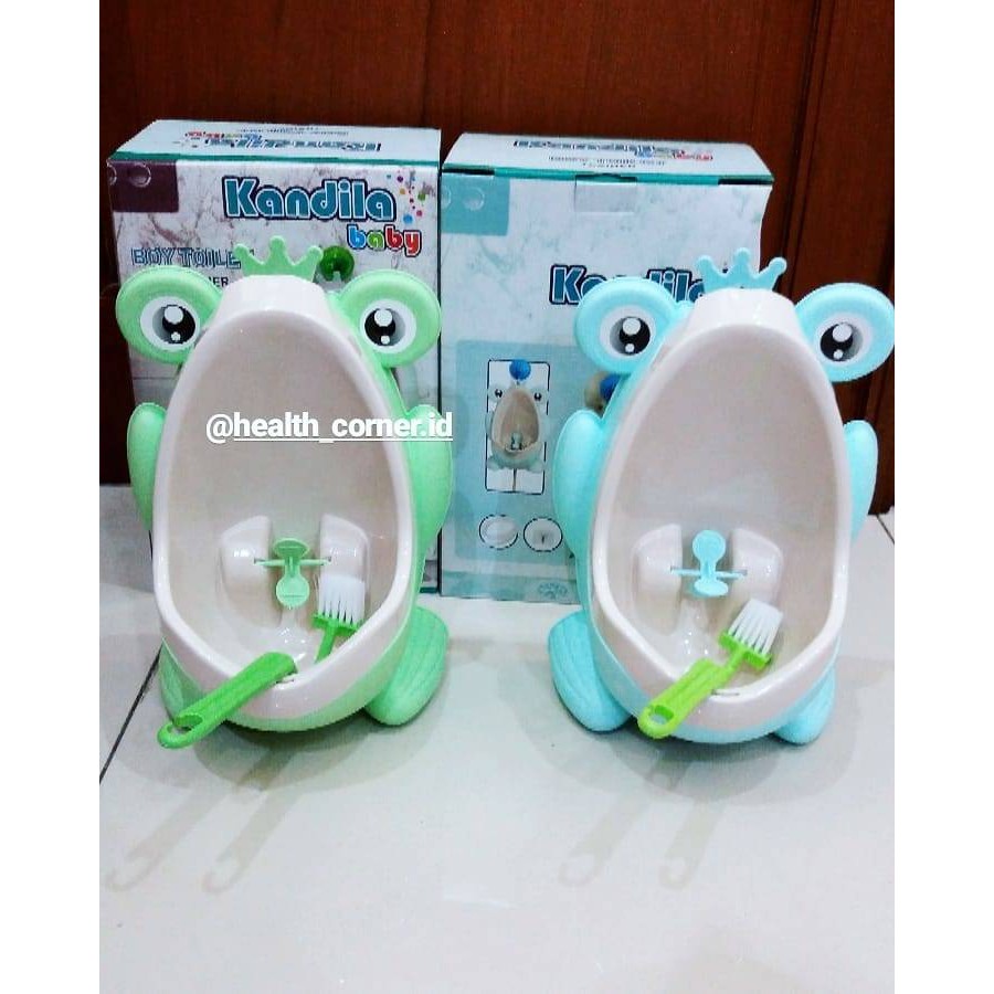 Jual Kandila Frog Pee Box/Kandila Baby Toilet Trainer Frog Pee Box ...