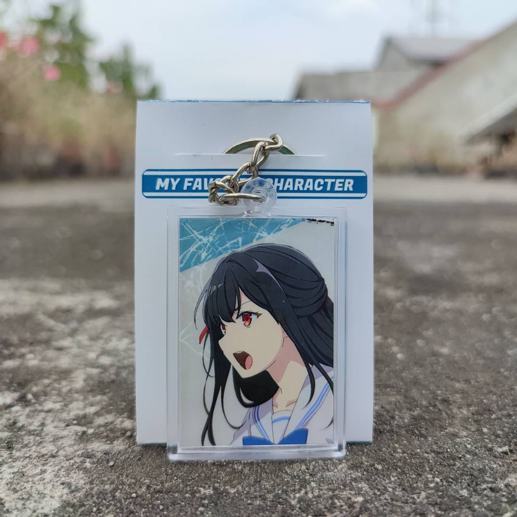 Jual Keychain Anime Tantei wa Mou Shindeiru - Ganci Anime Mieruko-chan ...