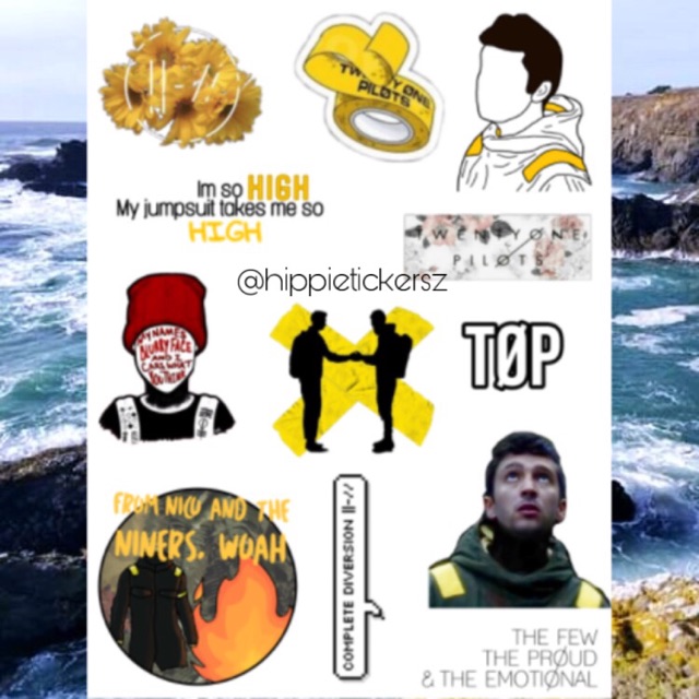 Jual Twenty One Pilots Stickers | Shopee Indonesia