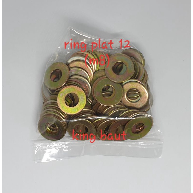 Jual Paket 100 pcs Ring Plat 12 (m8) Kuning | Shopee Indonesia