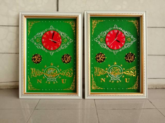 Jual KALIGRAFI SIMBOL NU NAHDLATUL ULAMA VARIASI JAM DINDING COCOK ...