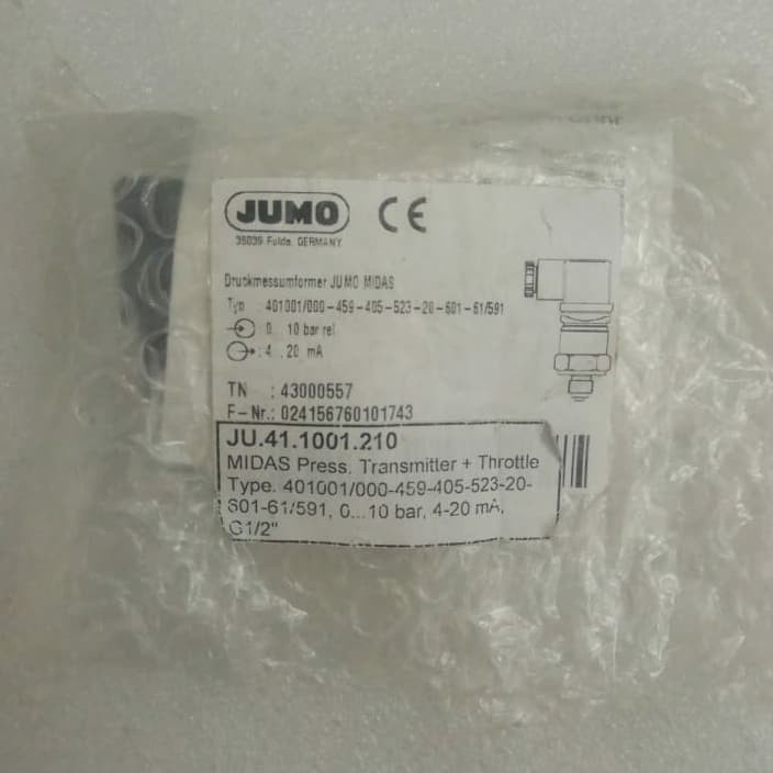 Jual JUMO Midas Pressure Transmitter 0-10bar | Shopee Indonesia