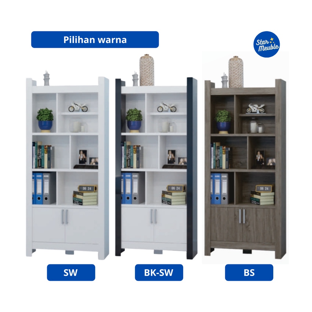 Jual Rak Buku Rak Serbaguna Rak Susun Simple Modern Minimalis RBP 80 ...