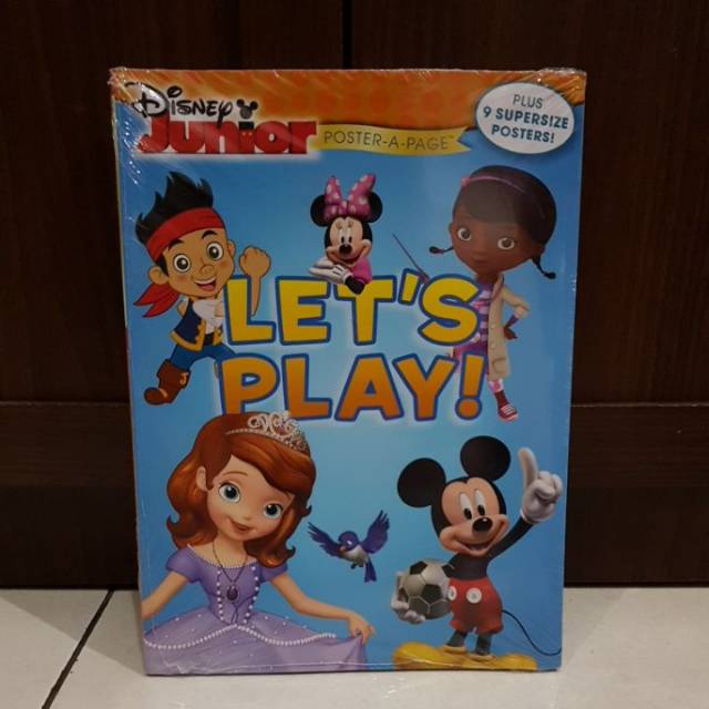 Jual Buku Poster Disney Junior Let's Play | Shopee Indonesia