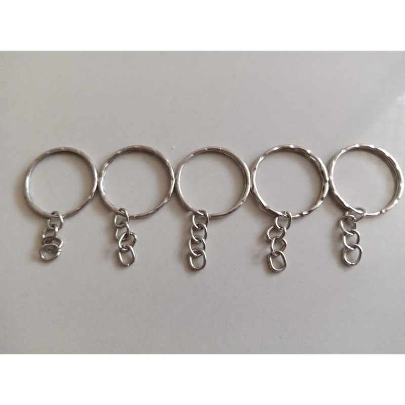 Jual 100pcs Ring Gantungan Kunci + Pengait Ukuran 25mm 2.5cm / Ring ...