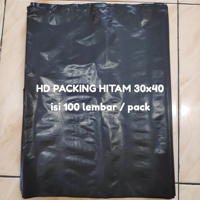 Jual HD Packing Hitam 30x40 - Plastik packing - Plastik sampah kecil ...