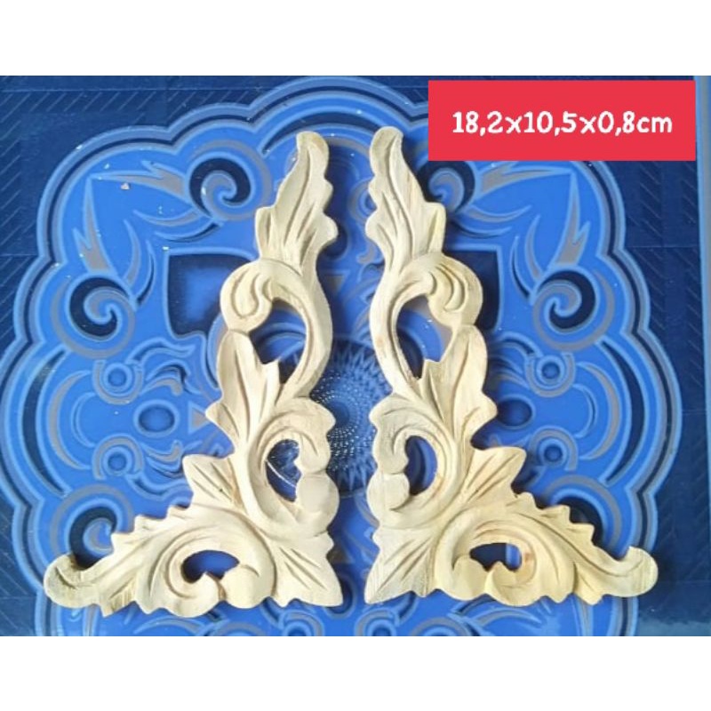 Jual ornamen ukir sudut siku mebel kayu | Shopee Indonesia