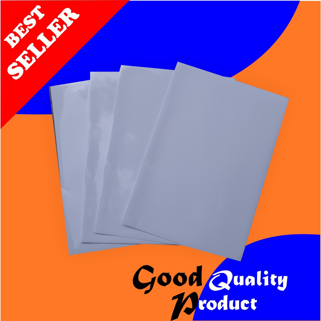 Jual Kertas Sticker Vinyl High Quality A4 Inkjet / Stiker Vinil / [1 ...