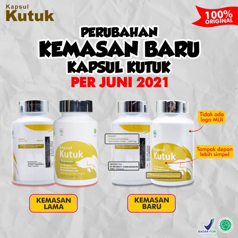 Jual KAPSUL KUTUK Khutuk Albumin Ekstrak Ikan Gabus Premium Asli 100% Pil Herbal Original ...
